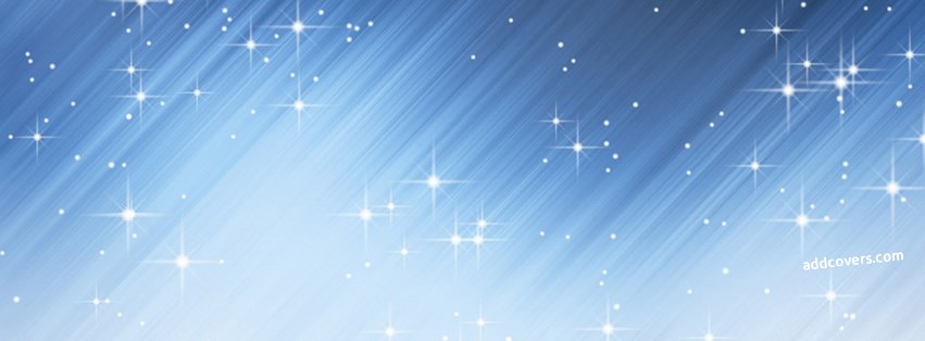Blue Sparkle Facebook Cover