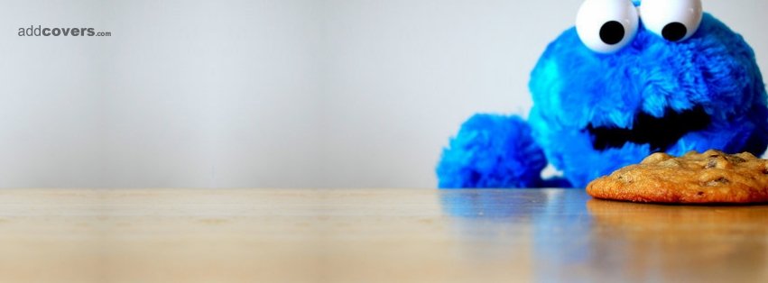 Cute Cookie Monster Facebook Cover