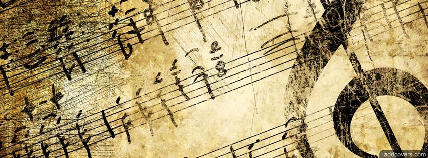 Piano Music Notes Facebook Covers