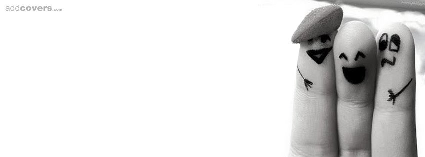 Finger Faces Facebook Covers